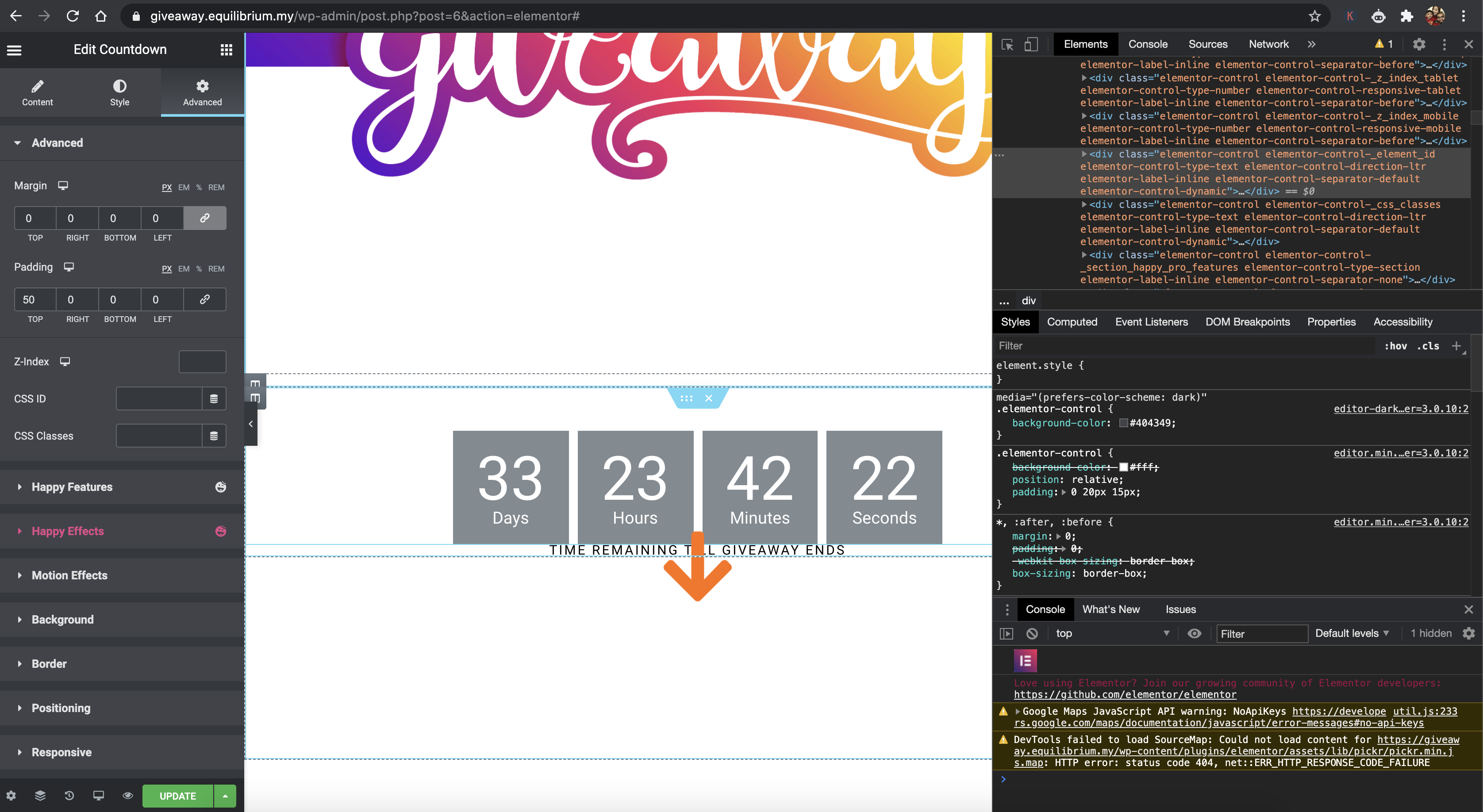 Countdown Timer Issue · Issue #12657 · elementor/elementor · GitHub
