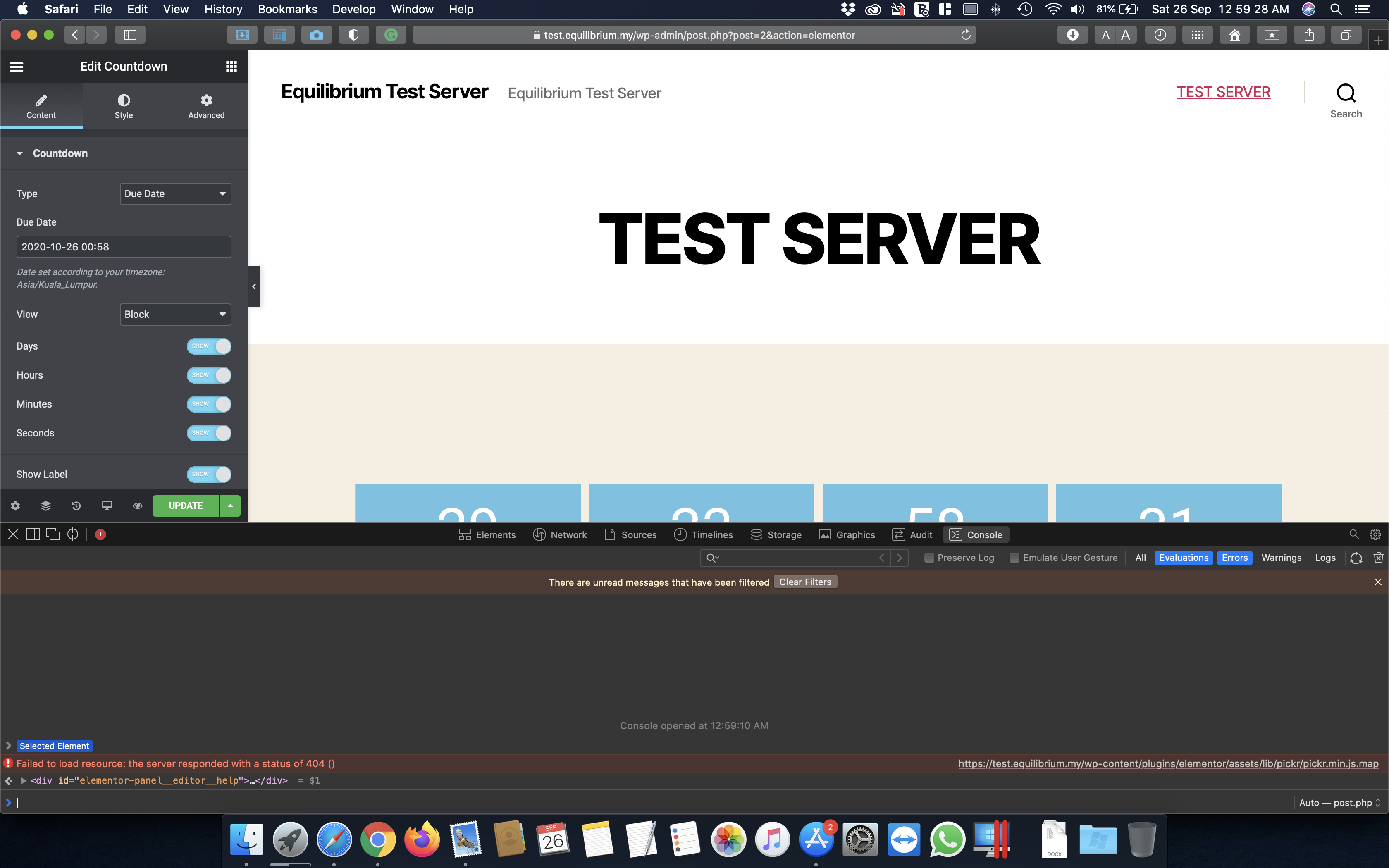Countdown Timer Issue · Issue #12657 · elementor/elementor · GitHub