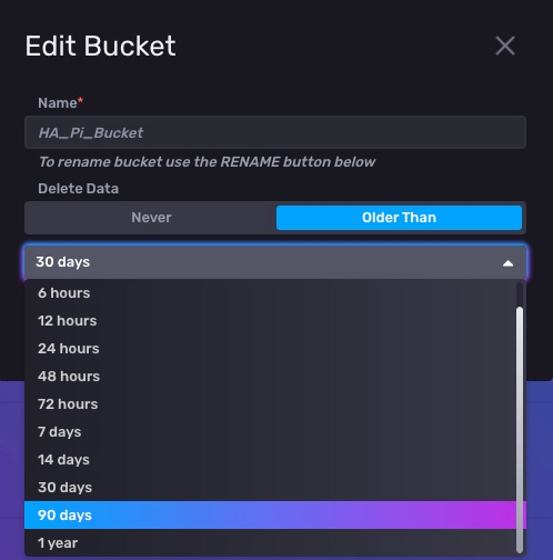 Cloud 2 should provide custom user-selectable retention periods · Issue #2815 · influxdata/ui ...