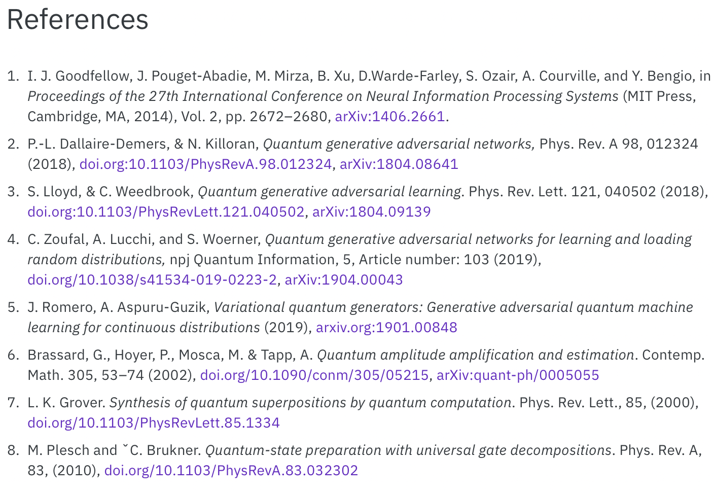 [General UI] Missing links and Inconsistent References formatting in the Machine learning ...