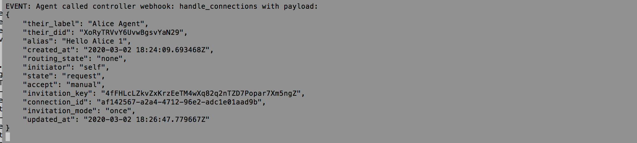 How to receive request events when connecting? Thanks! · Issue #1263 · openwallet-foundation ...