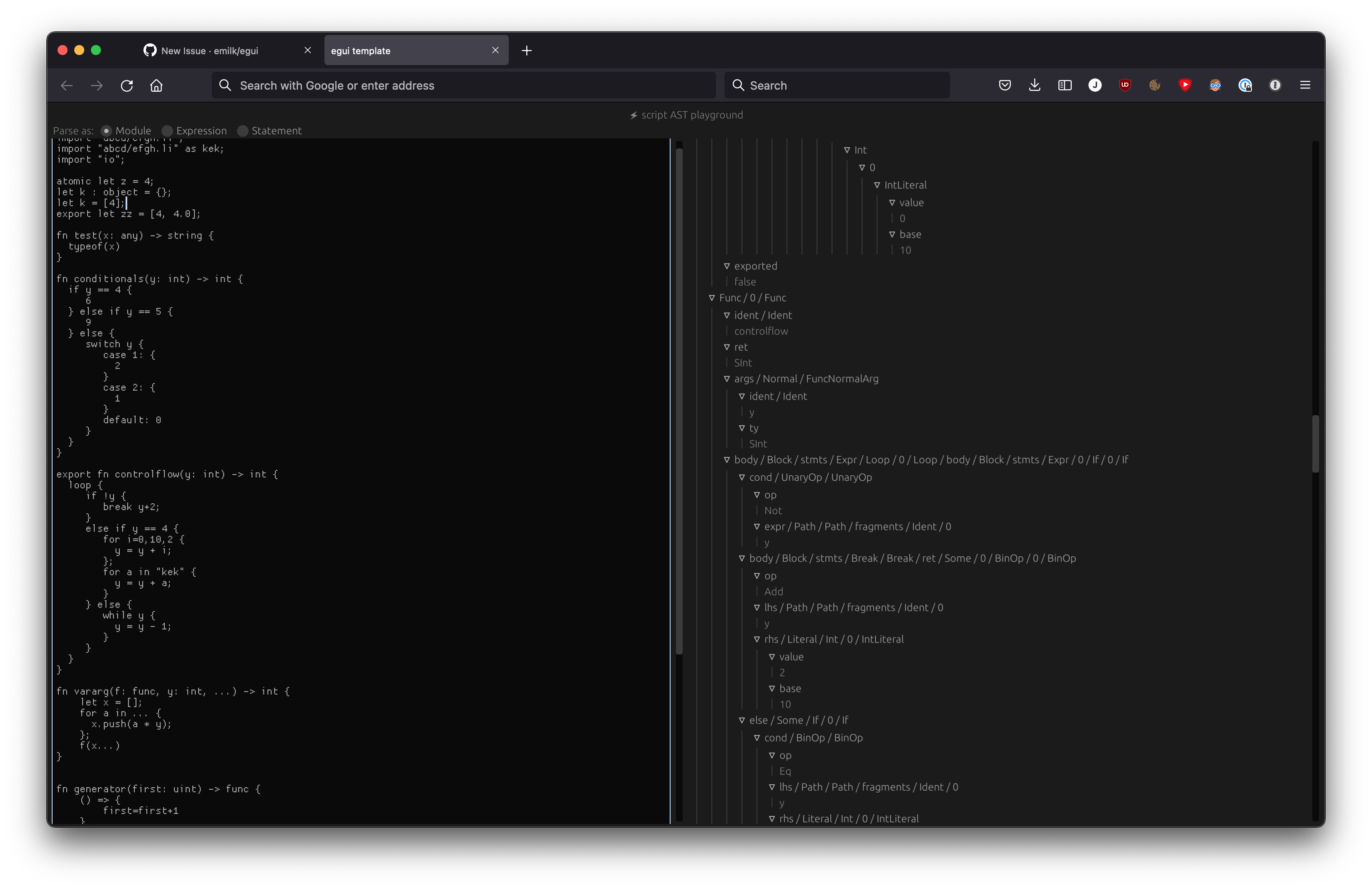 Consider using different monospace font for demos · Issue #664 · emilk/egui · GitHub