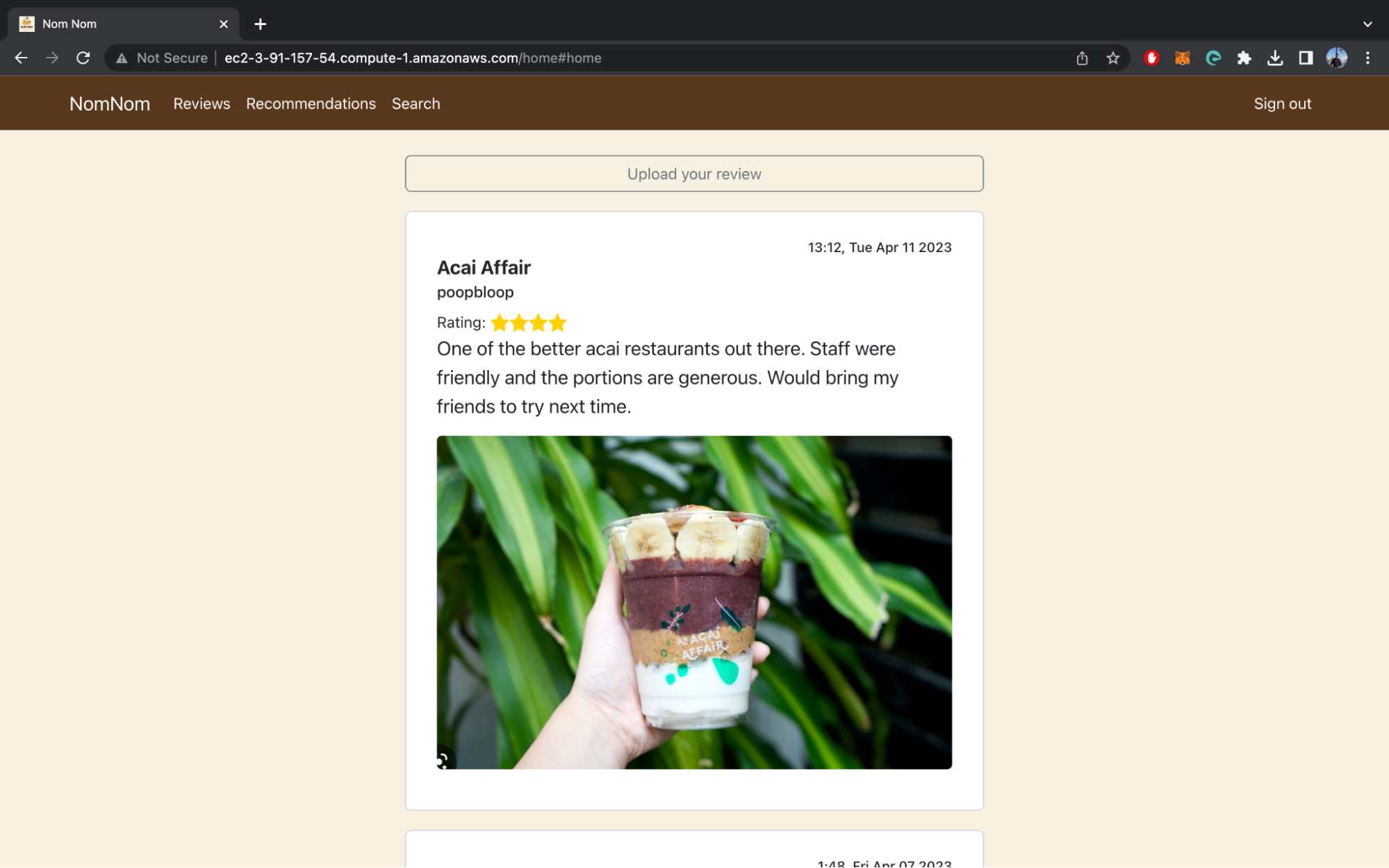 GitHub - tan-zhuoyao/NomNom
