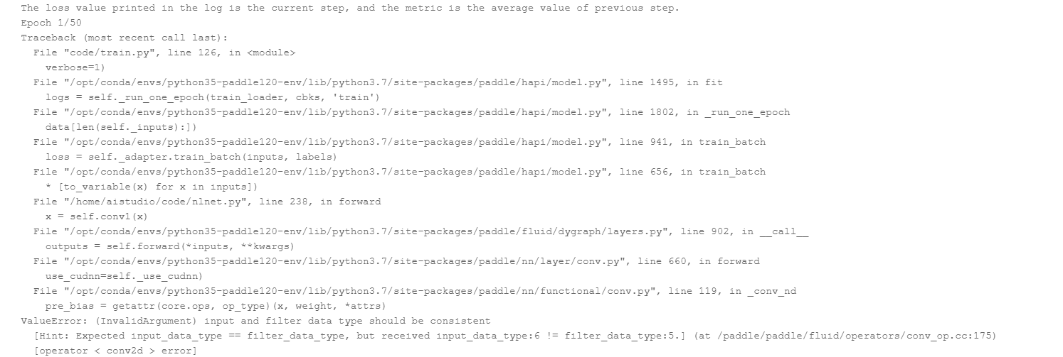训练时出现关于数据类型的报错问题 · Issue #31611 · PaddlePaddle/Paddle · GitHub