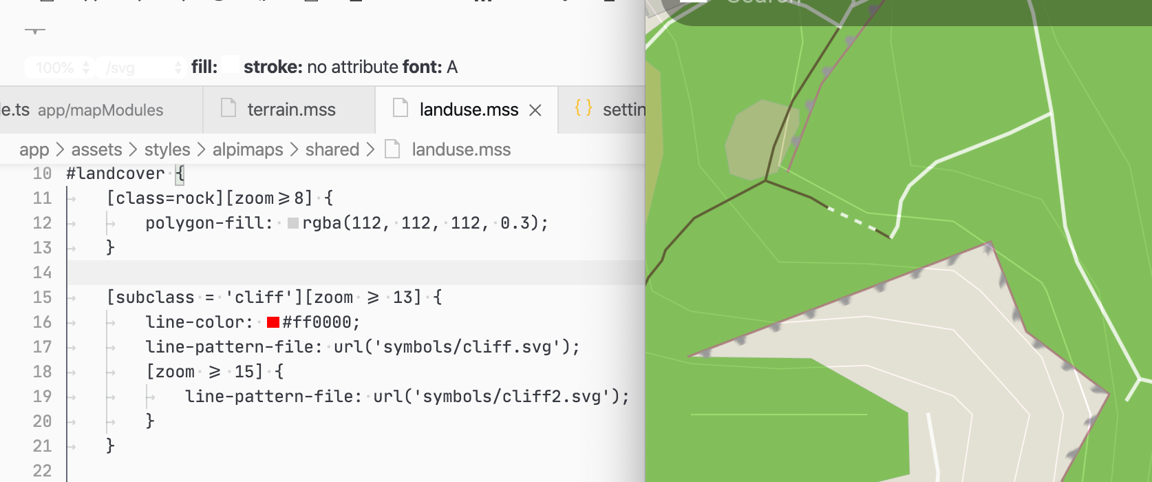 line-pattern wrongly drawn · Issue #345 · CartoDB/mobile-sdk · GitHub