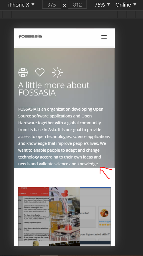 Content overlapping in the bottom · Issue #810 · fossasia/fossasia.org · GitHub