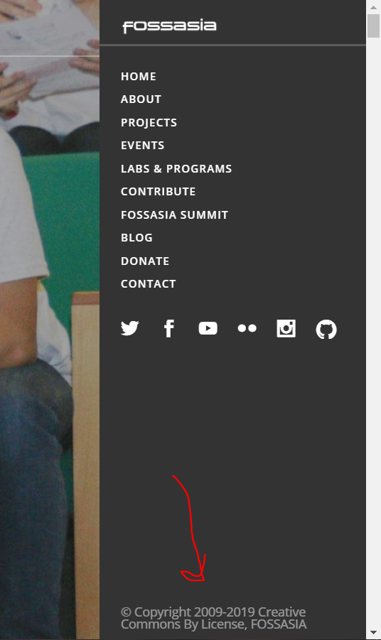 Copyright need to update in footer · Issue #811 · fossasia/fossasia.org · GitHub