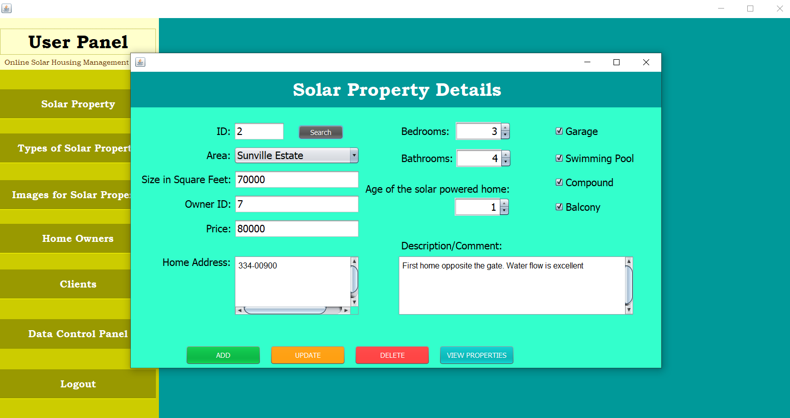 Github Laucherr Solar Housing Management App A Housing Management