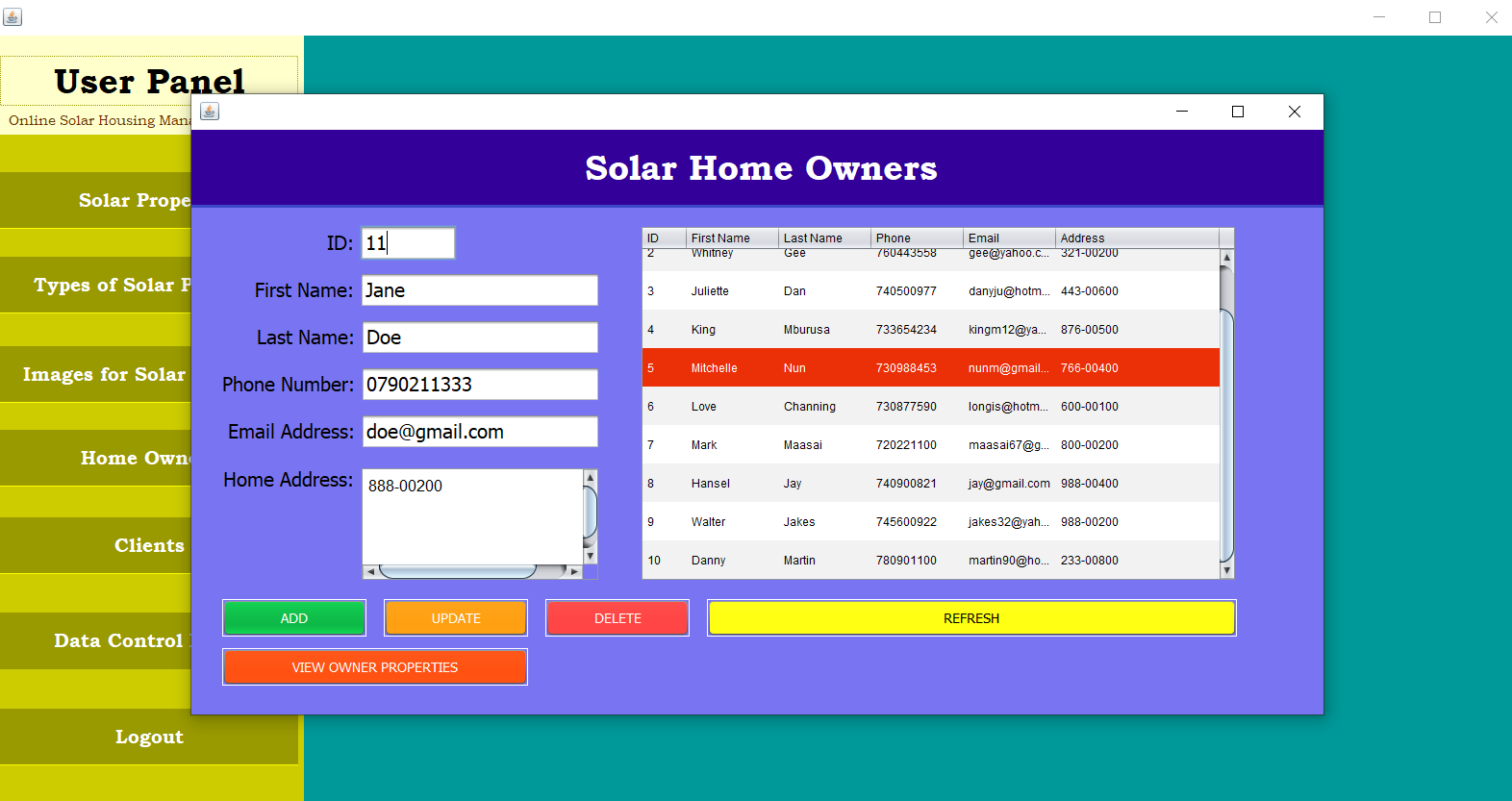 Github Laucherr Solar Housing Management App A Housing Management