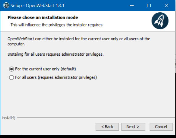 When install OpenWebstart 1.2.1 on Windows 10, it will change file permission for all files in C ...
