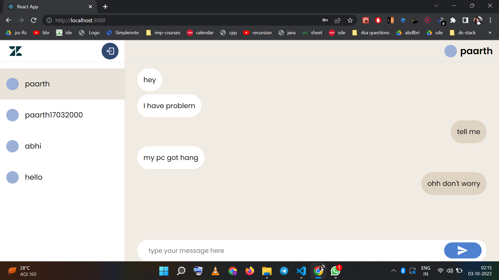 GitHub - olive-green/Customer-messaging-app