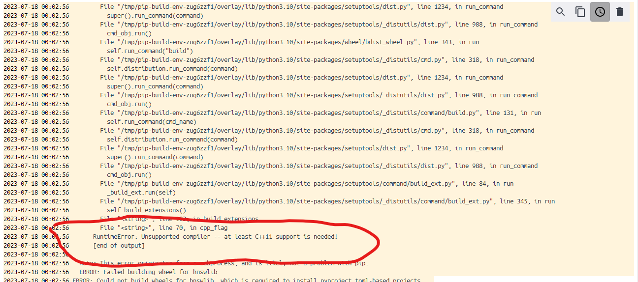 [Install issue]: Could not build wheels · Issue #797 · chroma-core/chroma · GitHub