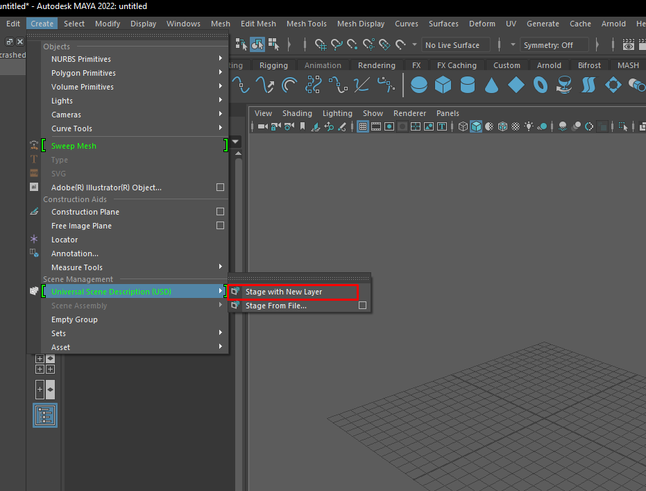 Maya crashes when creating USD stages · Issue #1441 · Autodesk/maya-usd ...