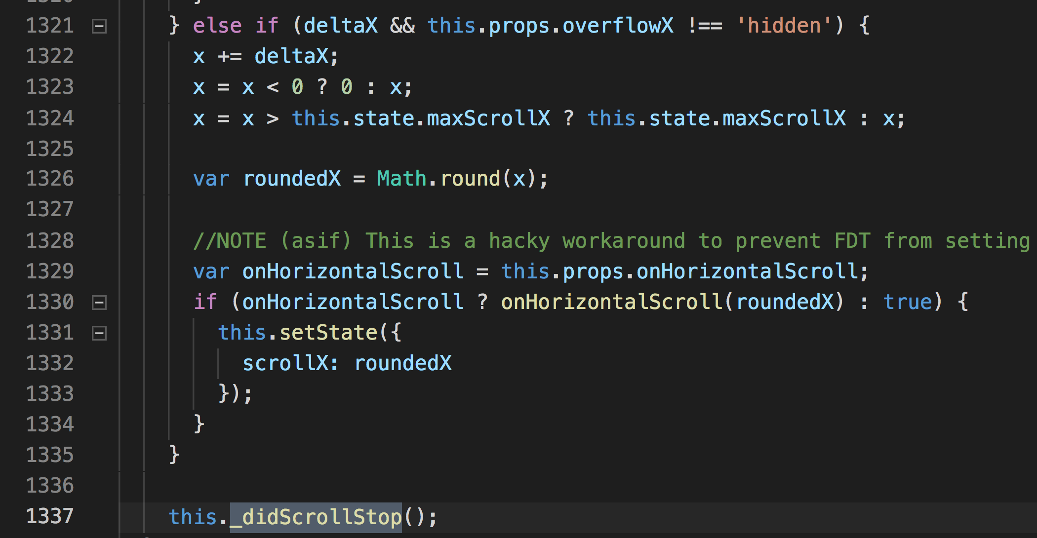 Onscrollend Is Invoked With Previous Thisstatescrollx · Issue 355 · Schrodingerfixed Data