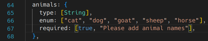 No drop-down menu for a string array field with pre-defined enum values. · Issue #1315 ...