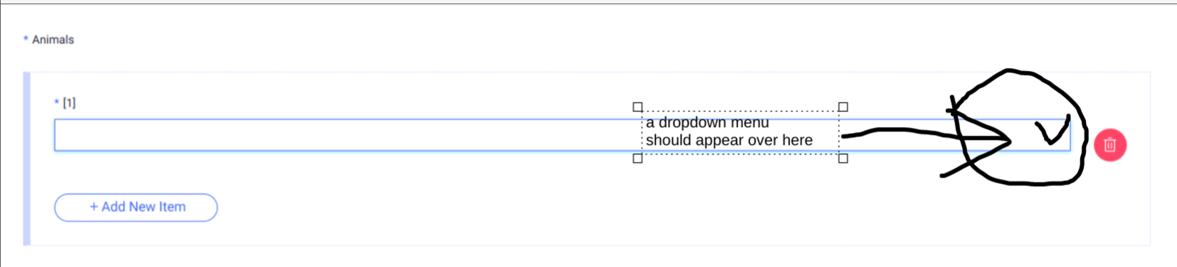 No Drop Down Menu For A String Array Field With Pre Defined Enum Values · Issue 1315