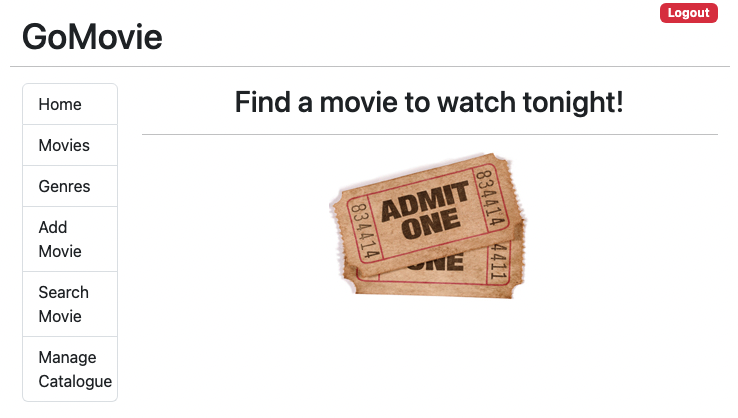 GitHub - daisyyedda/GoMovie: A movie review app with a React front end ...