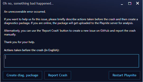 Random crash · Issue #2046 · JosefNemec/Playnite · GitHub