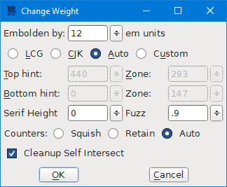 FontForge hangs when changing the weight of some glyphs · Issue #5012 ...
