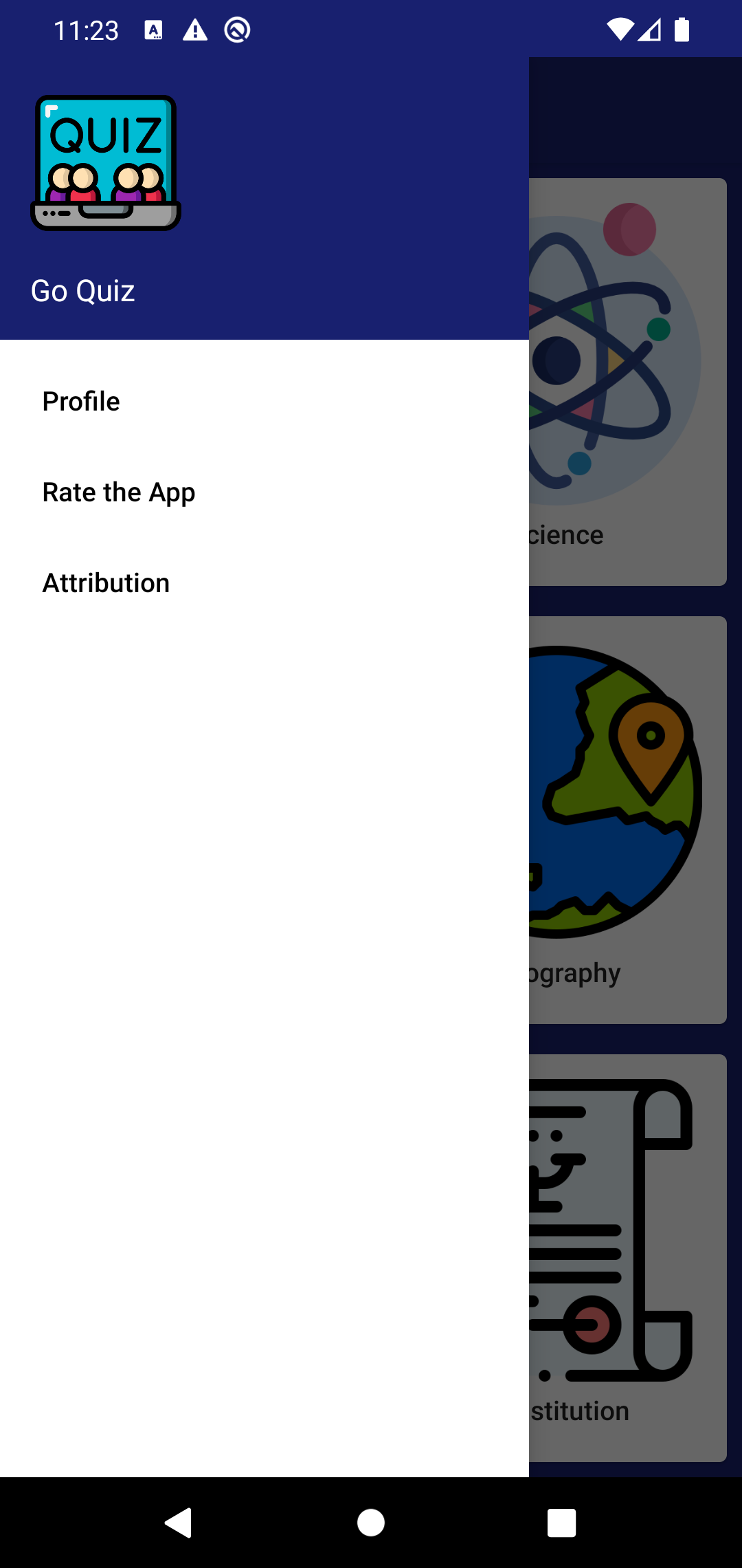 GitHub - buzz-ht53/QuizMasters: Android Quiz application. Key technologies used are ...