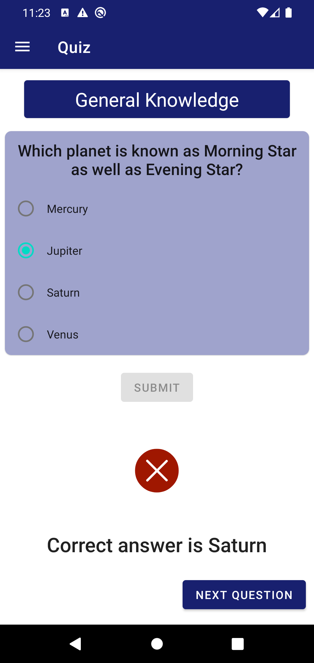 GitHub - buzz-ht53/QuizMasters: Android Quiz application. Key technologies used are ...