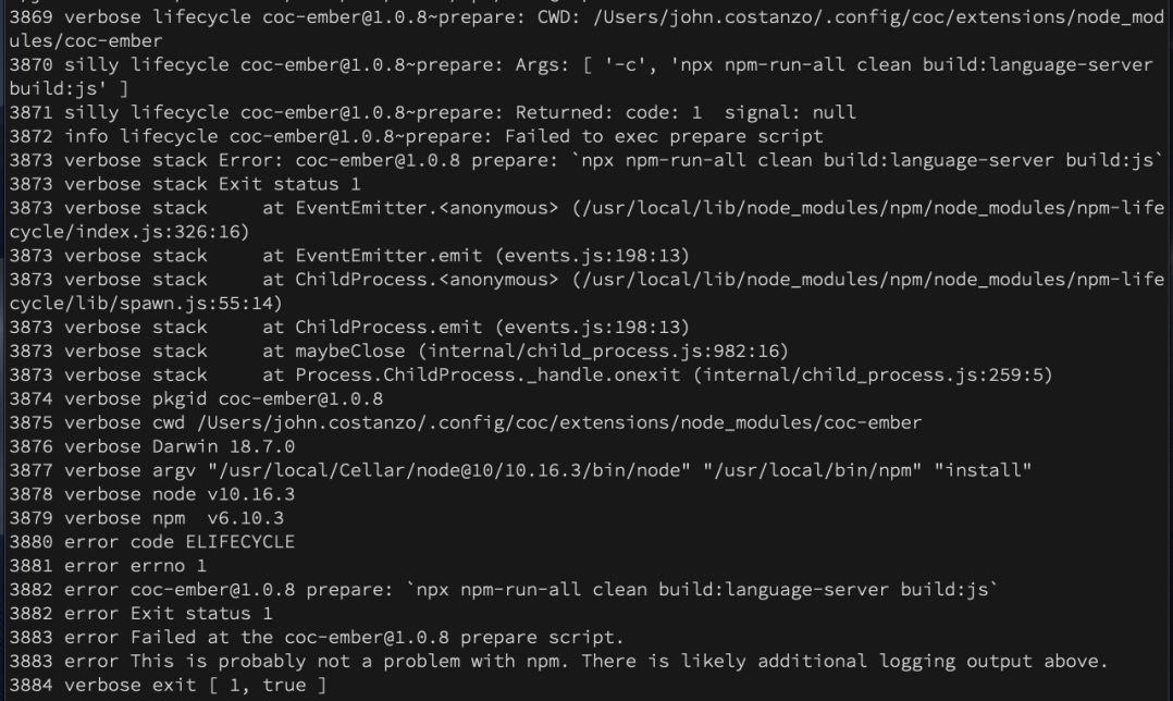 Error after running :CocInstall coc-ember · Issue #4 · NullVoxPopuli/coc-ember · GitHub