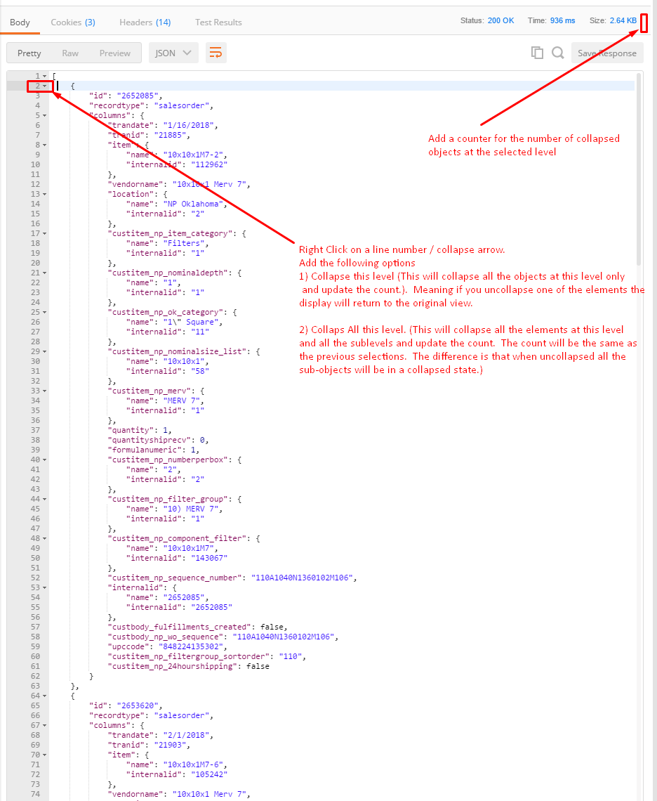 Feature Request Enhance Response Treeview Support · Issue 4205 · Postmanlabspostman App