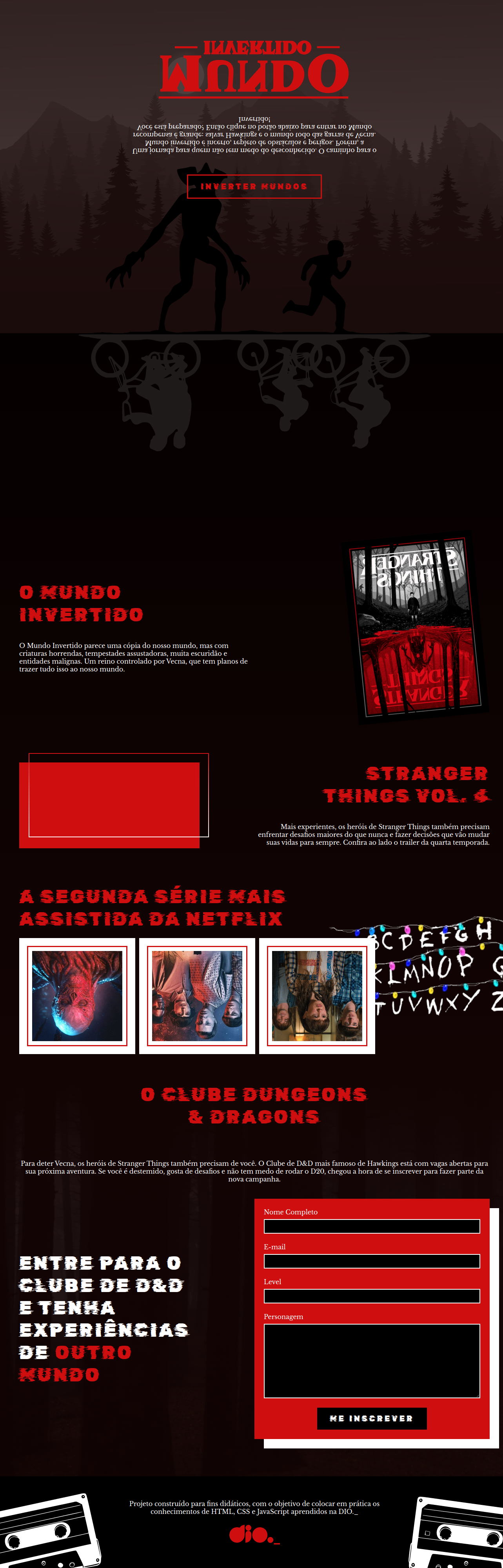 GitHub - SrNascimento40/mundo-invertido: Projeto de landing page criado com auxilio do curso ...