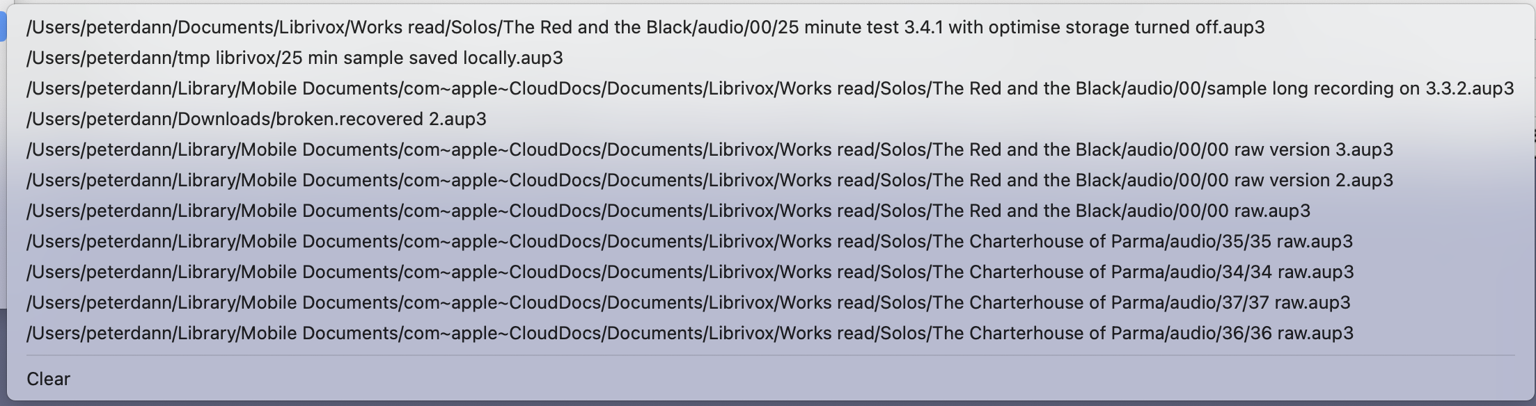 "Project is corrupt (Unable to work with the blockfiles)" when saving ...
