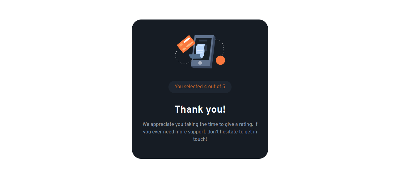 GitHub - AbsoluteZero-cmd/interactive-rating-component: Task from Frontent Mentor