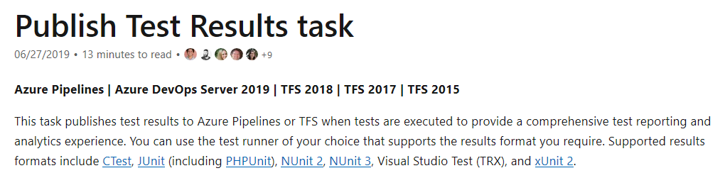 [Publish Test Results] JUnit with multiple only displays the first one ...