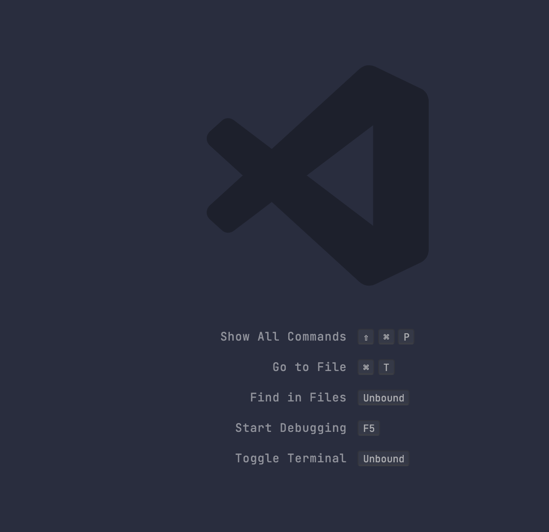 In blank tab, remove line when keyboard shortcuts are "unbound" · Issue ...
