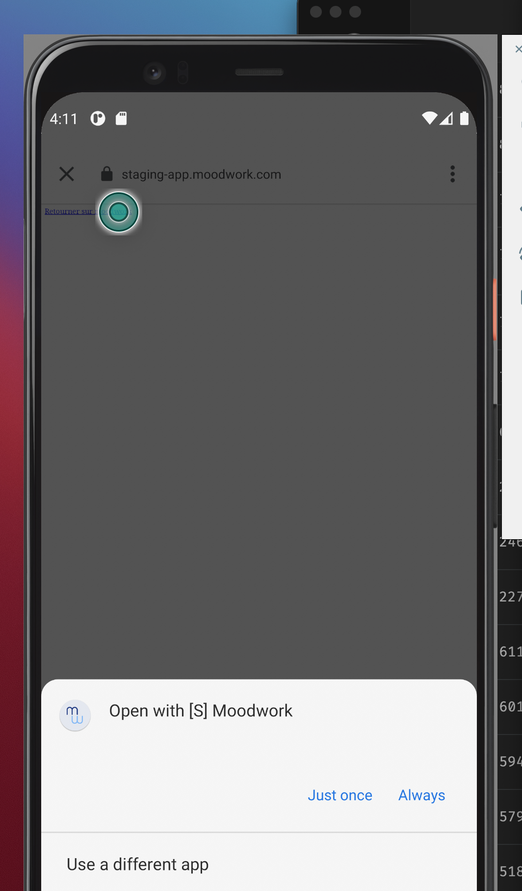 Android `openAuth` method cancels browser on deep link redirection · Issue #239 · proyecto26 ...
