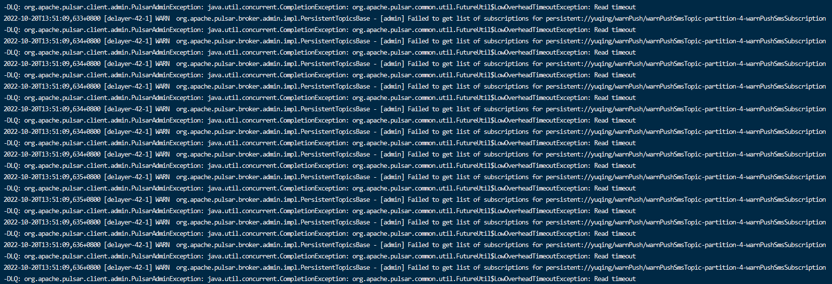 Bug Partitioned Dlq Topic With Topic Name Contains Partition May Cause Broker Crash · Issue 