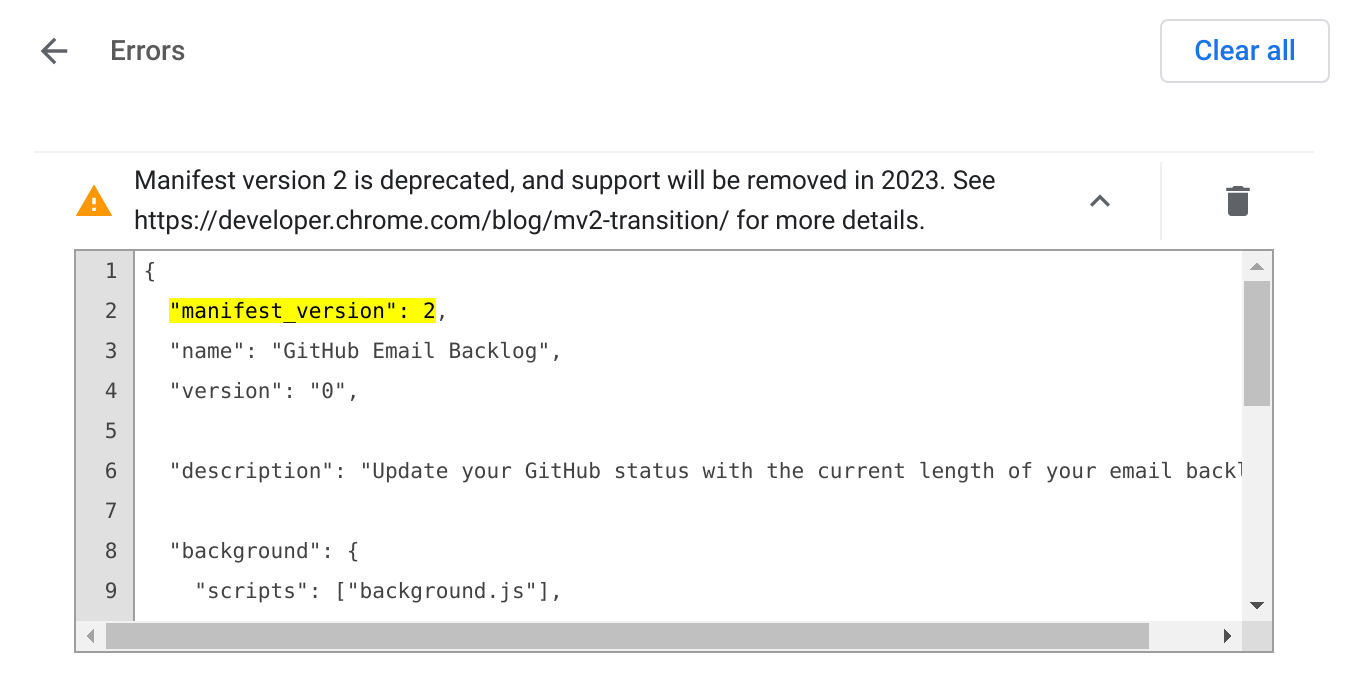 [Deadline: 2023-01-01] Manifest version 2 is deprecated · Issue #1 · radian-software/github ...