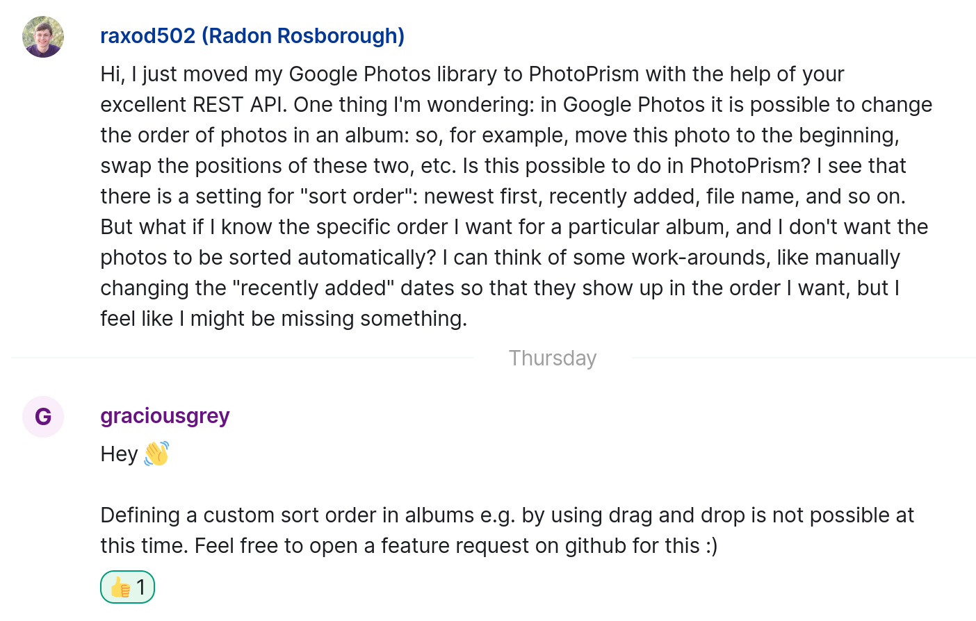 Albums: Manually reorder photos · Issue #3867 · photoprism/photoprism · GitHub