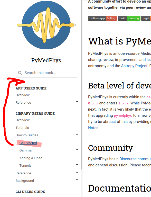 Make "Getting Started" more prominent · Issue #1538 · pymedphys/pymedphys · GitHub