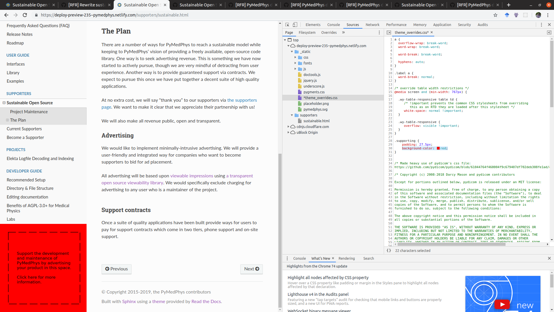 Sustainable Open Source · Issue 213 · Pymedphyspymedphys · Github