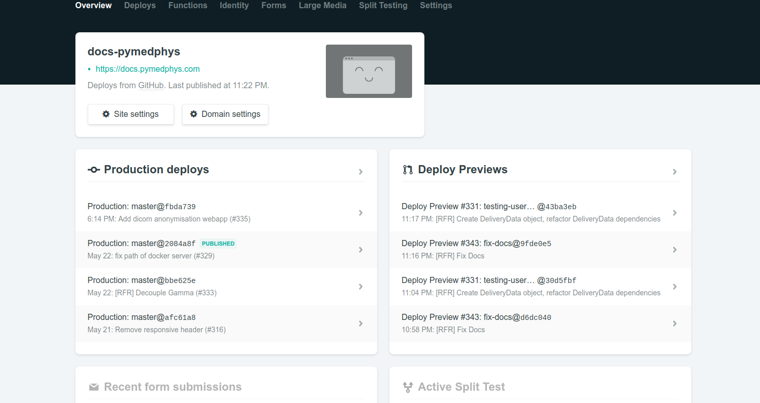 pymedphys.com looks broken · Issue #342 · pymedphys/pymedphys · GitHub