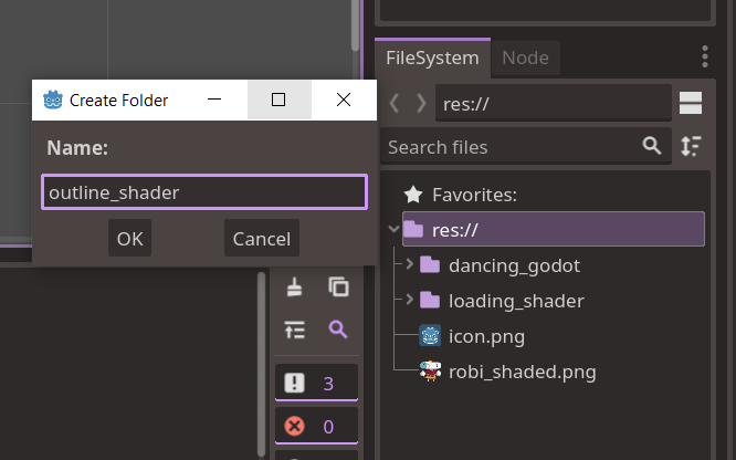 Fails To Create A New Folder In The Filesystem Panel · Issue 60006 · Godotenginegodot · Github