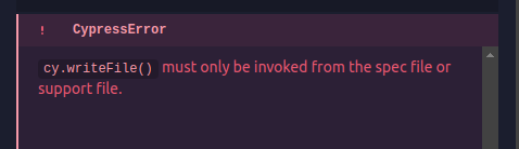 Error: "cy.task() must only be invoked from the spec file or support file" · Issue #667 ...