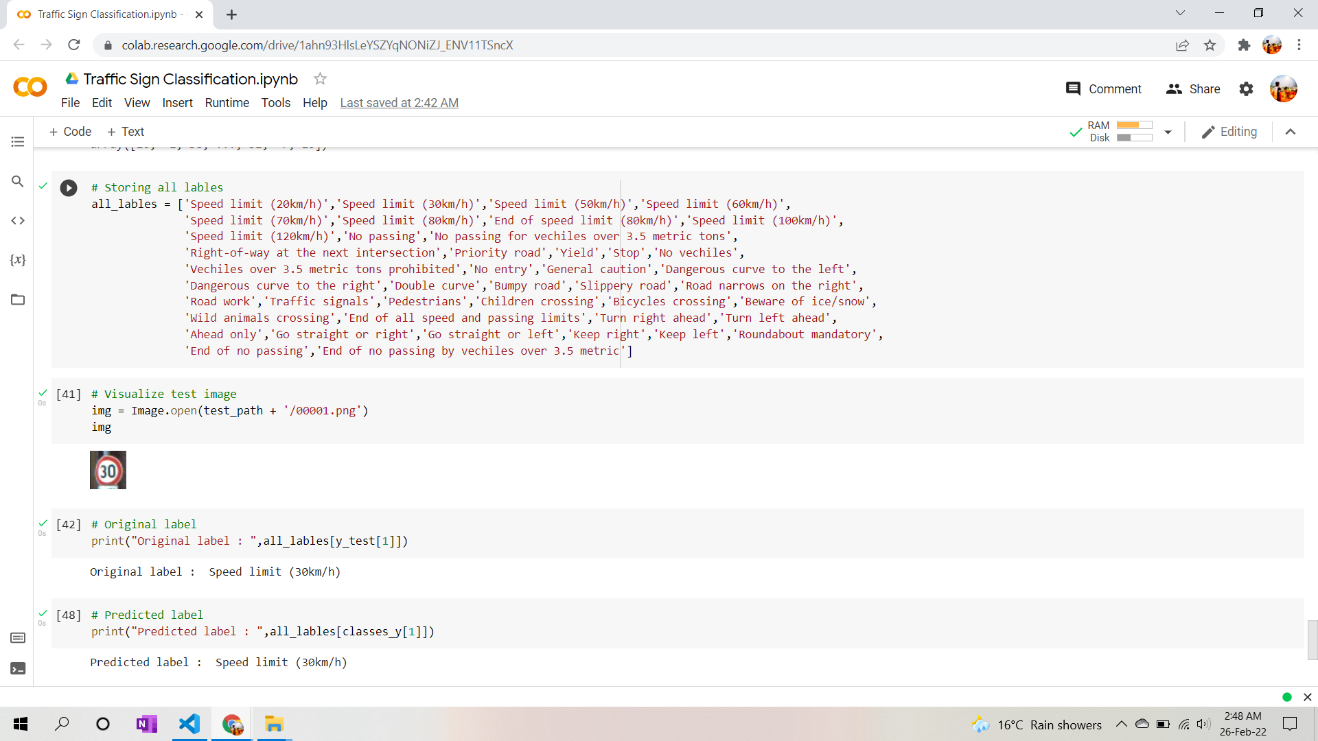 GitHub - 11yashpratapsingh/Traffic-sign-classification