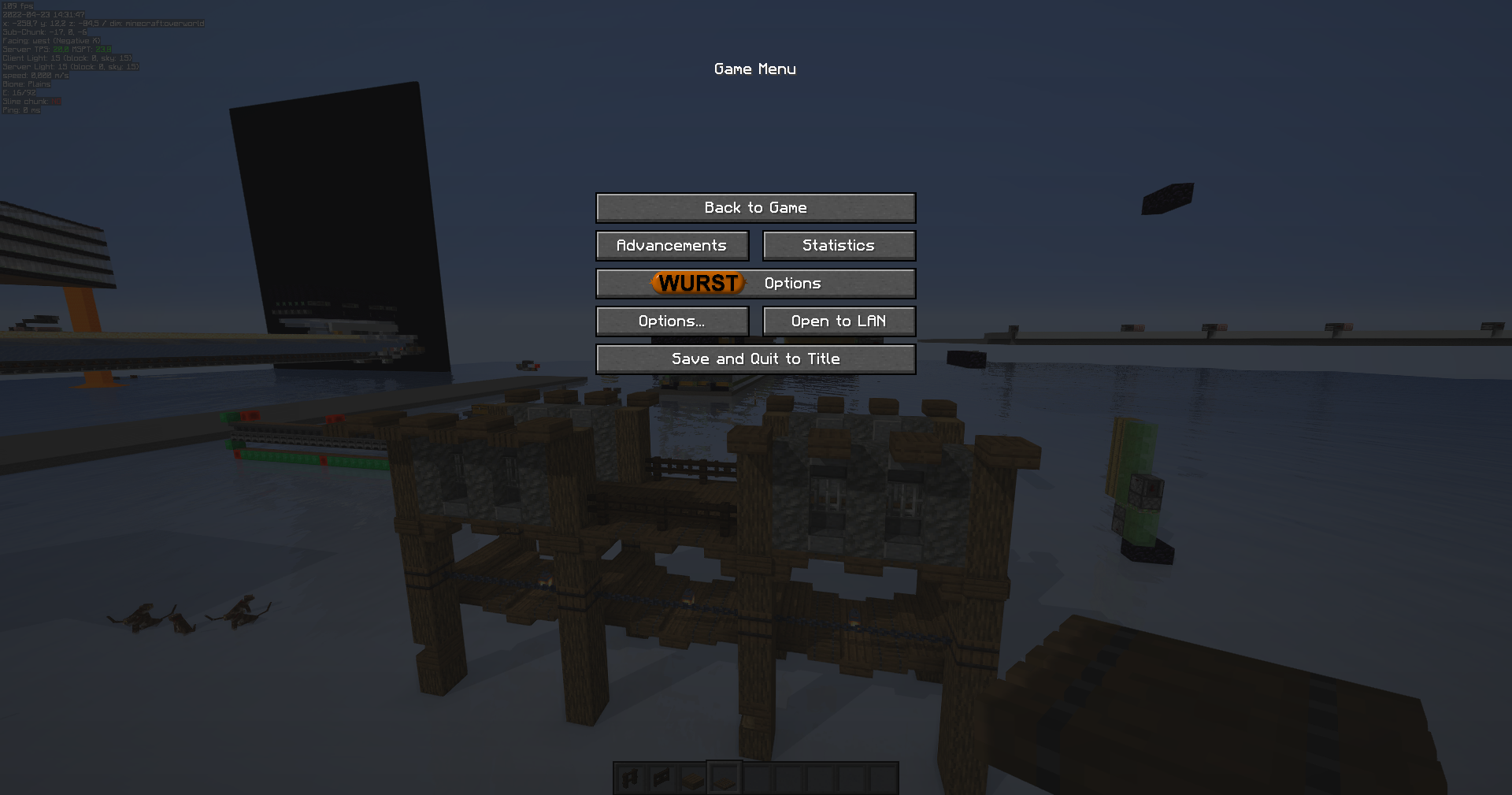 Wurst interferes with Mod menu · Issue #633 · Wurst-Imperium/Wurst7 ...