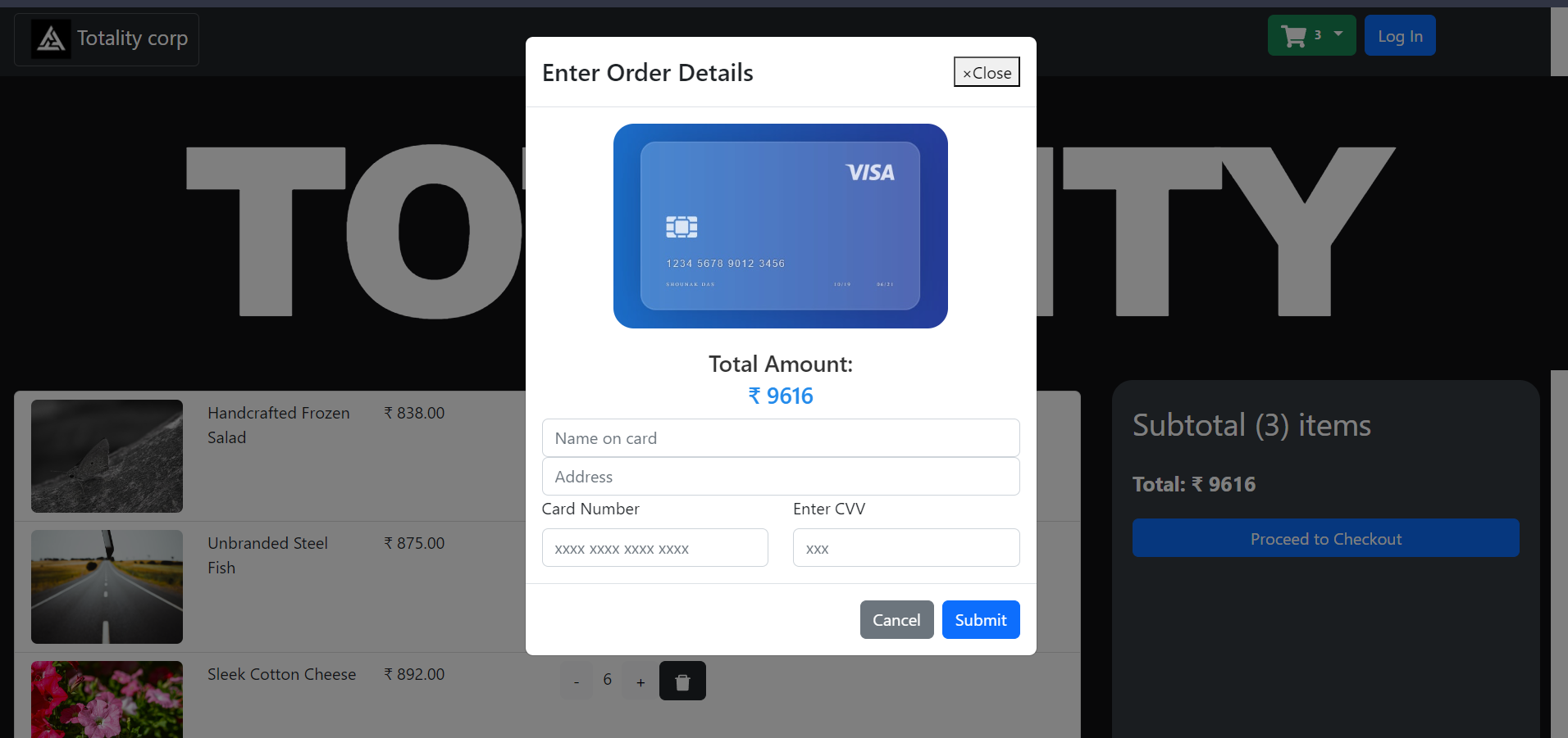 GitHub - abhishekrawe/totalitycorp-frontend-challenge: An Ecommerce Project with Search , Filter ...