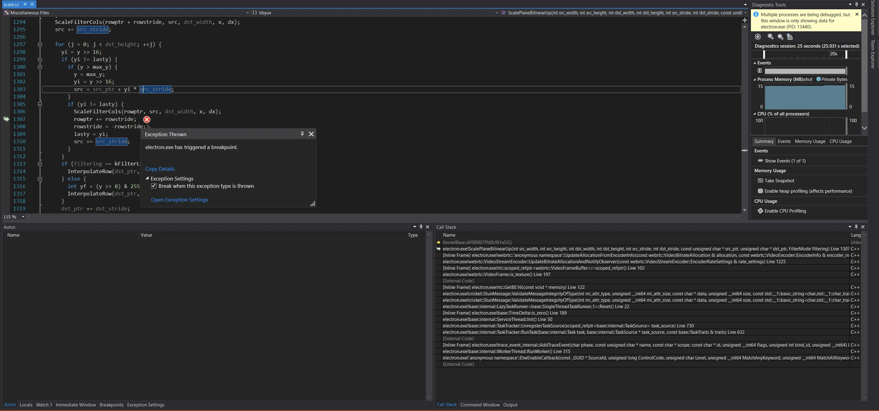 Closing captured application window while screen sharing crashes render process · Issue #26071 ...
