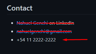 Not linking to a phone number on README.md · community · Discussion ...