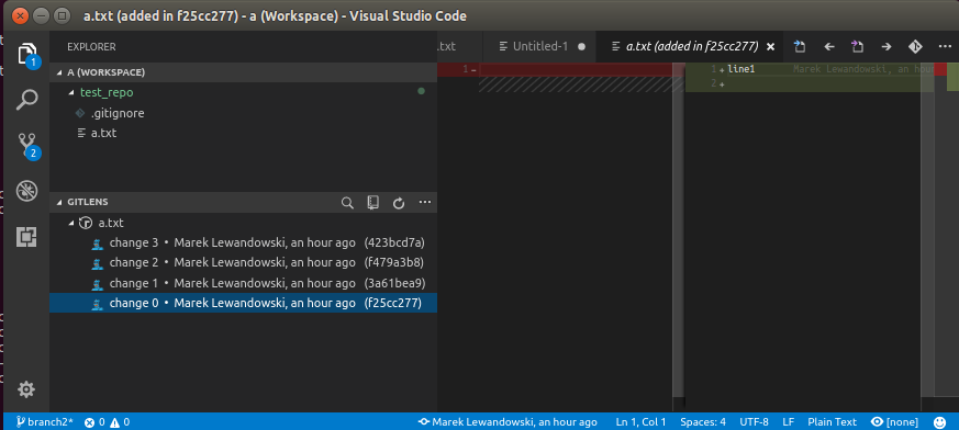 Show merge commits in file history · Issue #238 · gitkraken/vscode-gitlens · GitHub