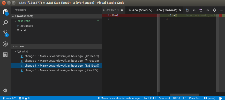 Show merge commits in file history · Issue #238 · gitkraken/vscode-gitlens · GitHub