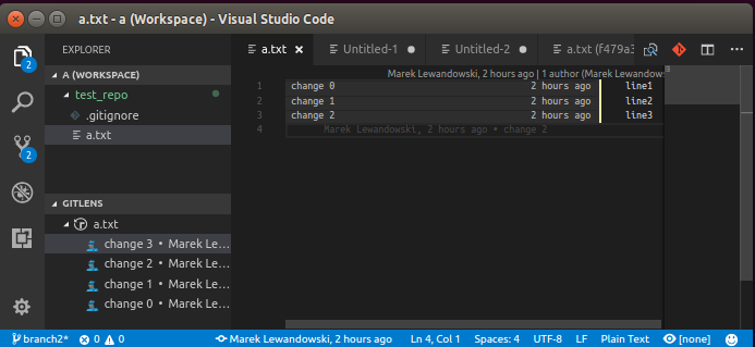 Show merge commits in file history · Issue #238 · gitkraken/vscode-gitlens · GitHub