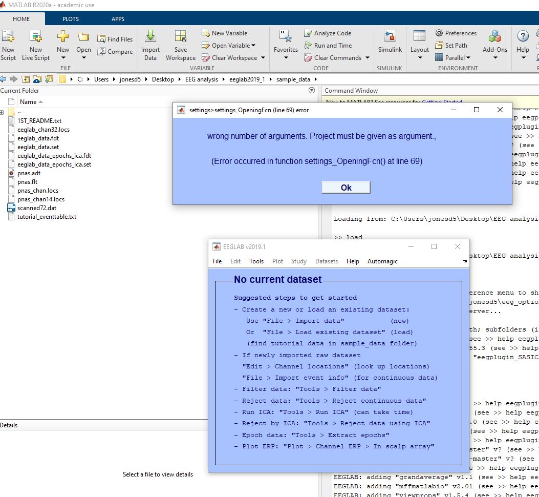 Load Existing Data Set · Issue 164 · Sccn Eeglab · Github